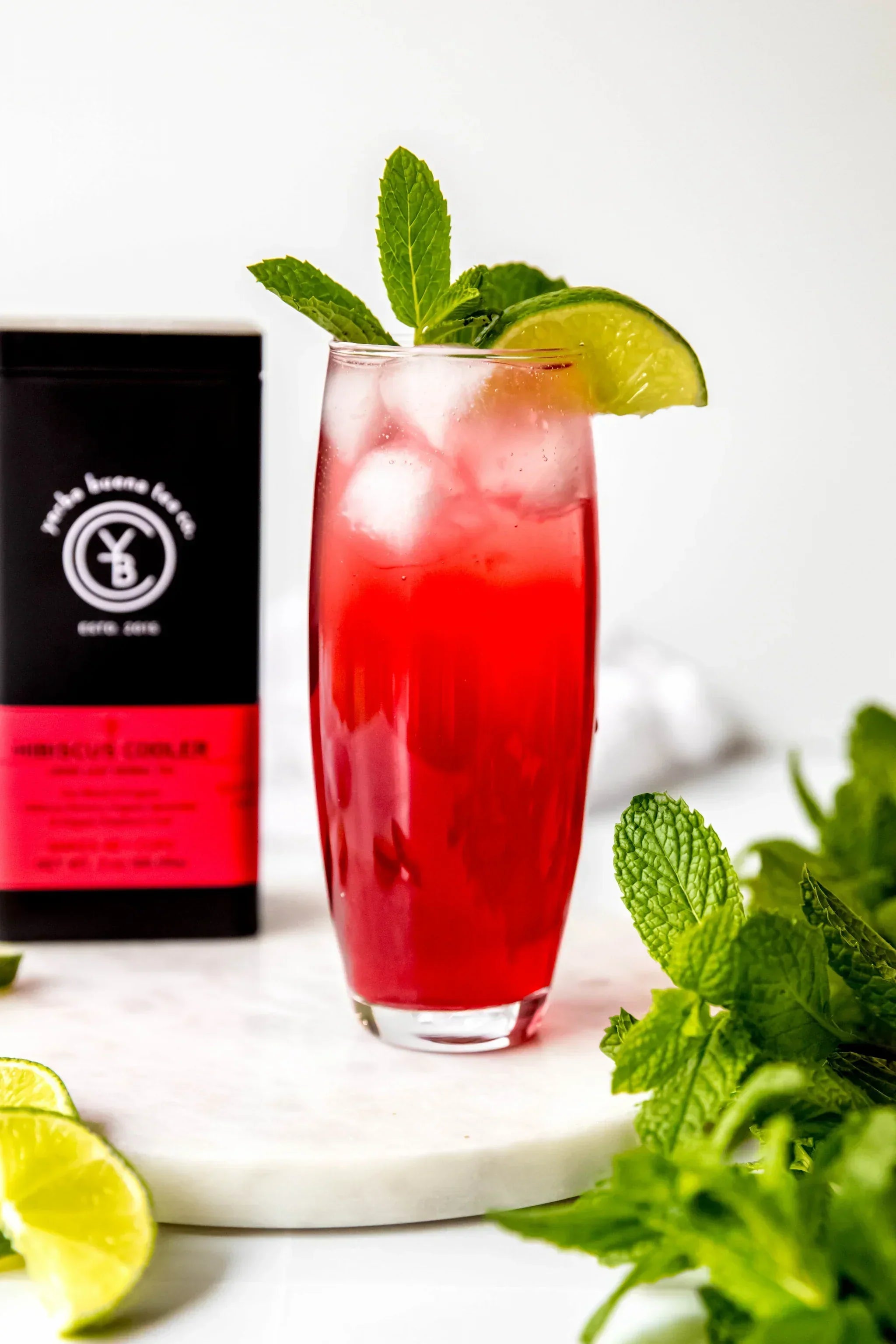 Hibiscus Lime Mocktail Recipe | Easy Dry January Drink | YBTCO – Yerba ...