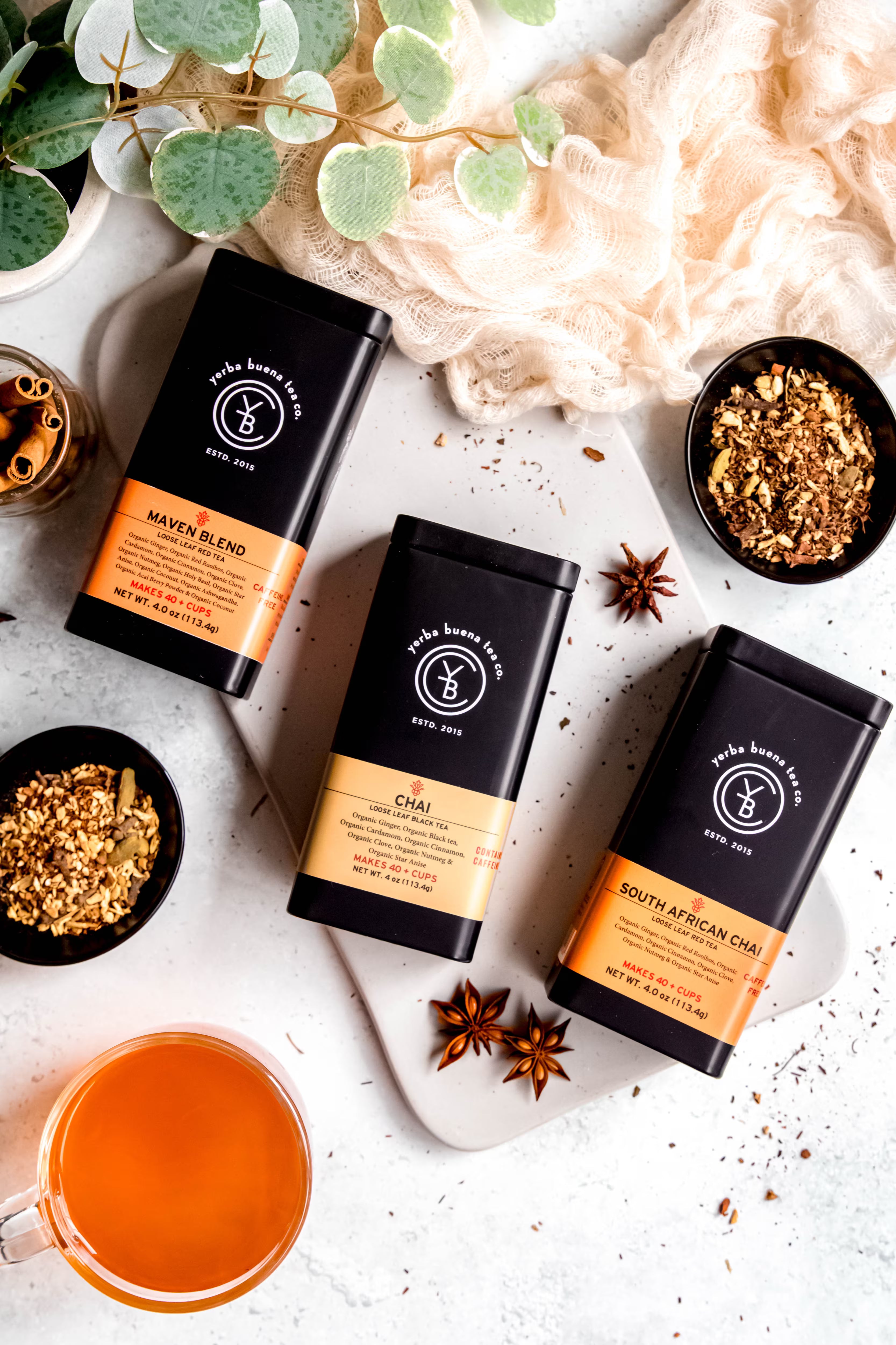Chai Tea Box | Organic Masala Chai Gift Set | Yerba Buena Tea Co.
